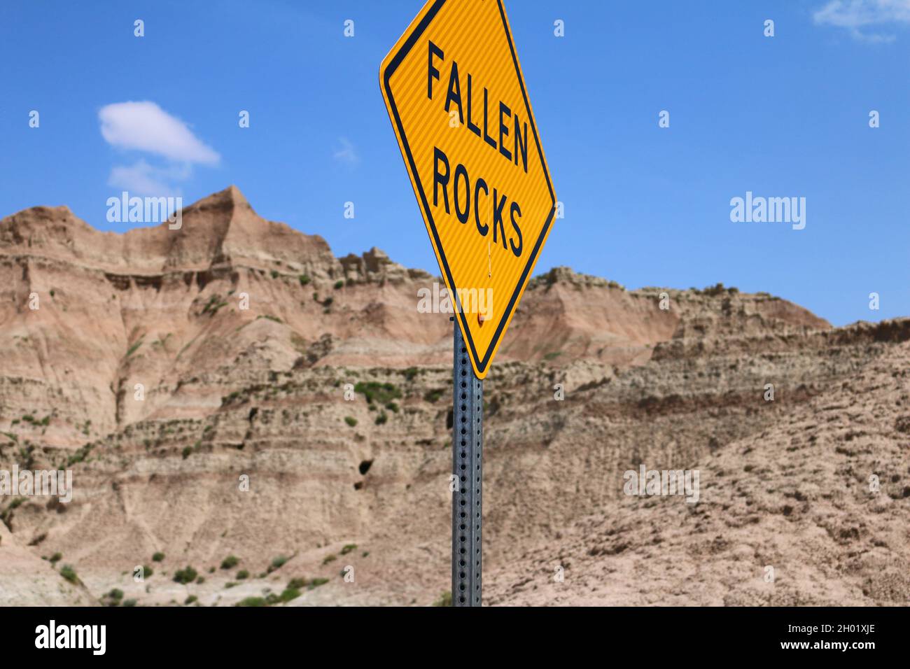 Badlands national park sign hi-res stock photography and images - Alamy