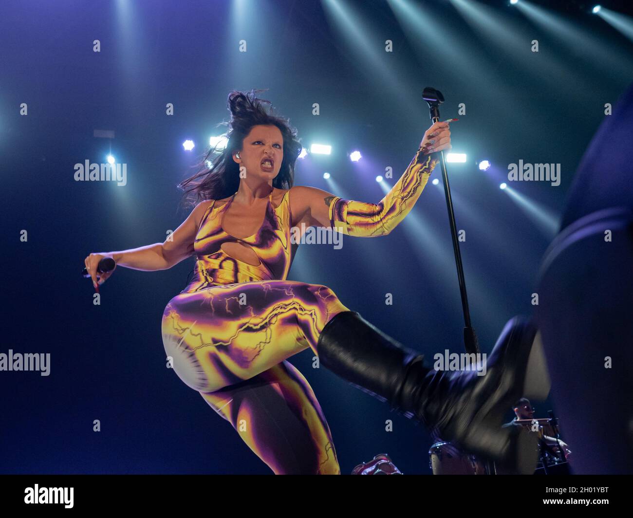 Zaragoza, Spain. 10th october,, 2021. The versatile artist Nathy Peluso ...