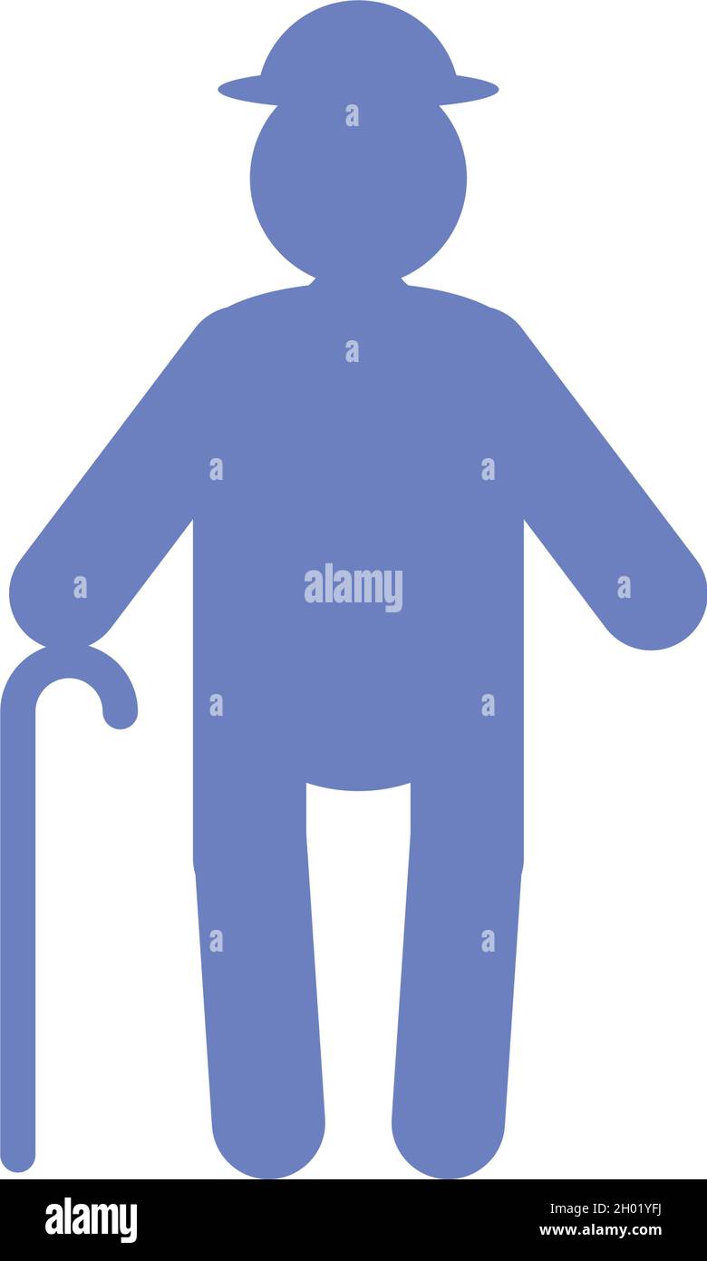 pictogram old man Stock Vector Image & Art - Alamy