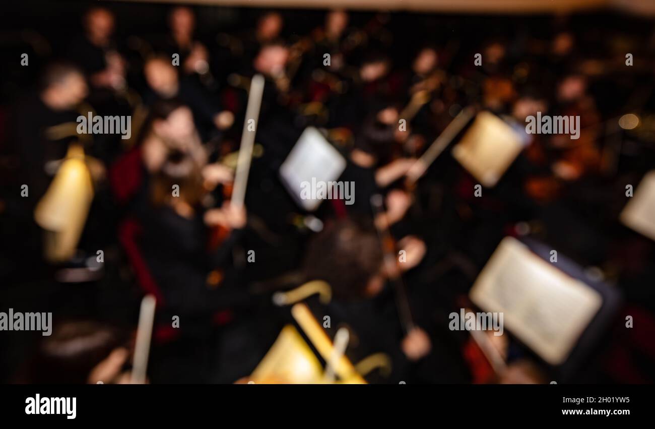 Orchestra conductor and blur hi-res stock photography and images - Alamy