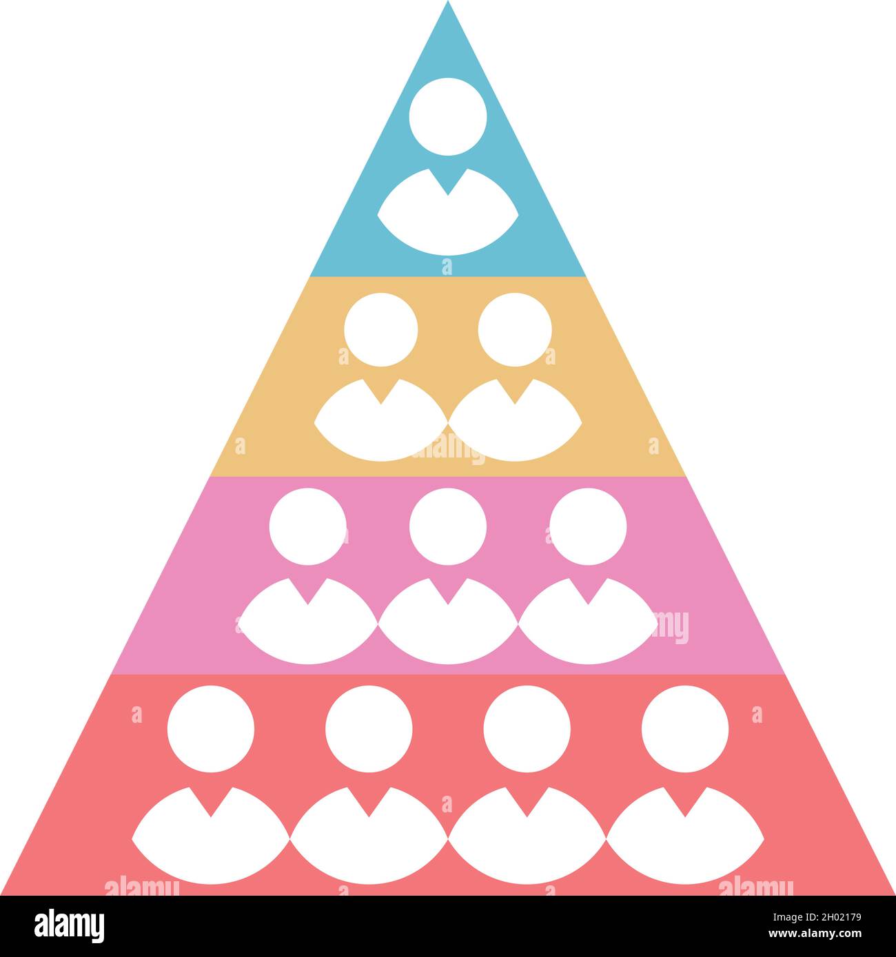 human pictogram pyramid Stock Vector Image & Art - Alamy