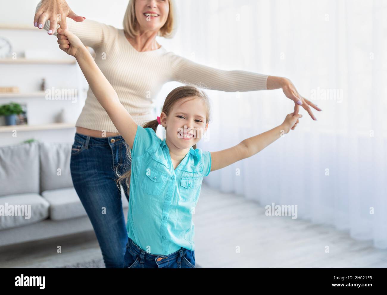Mature woman party dancing hi-res stock photography and images - Alamy