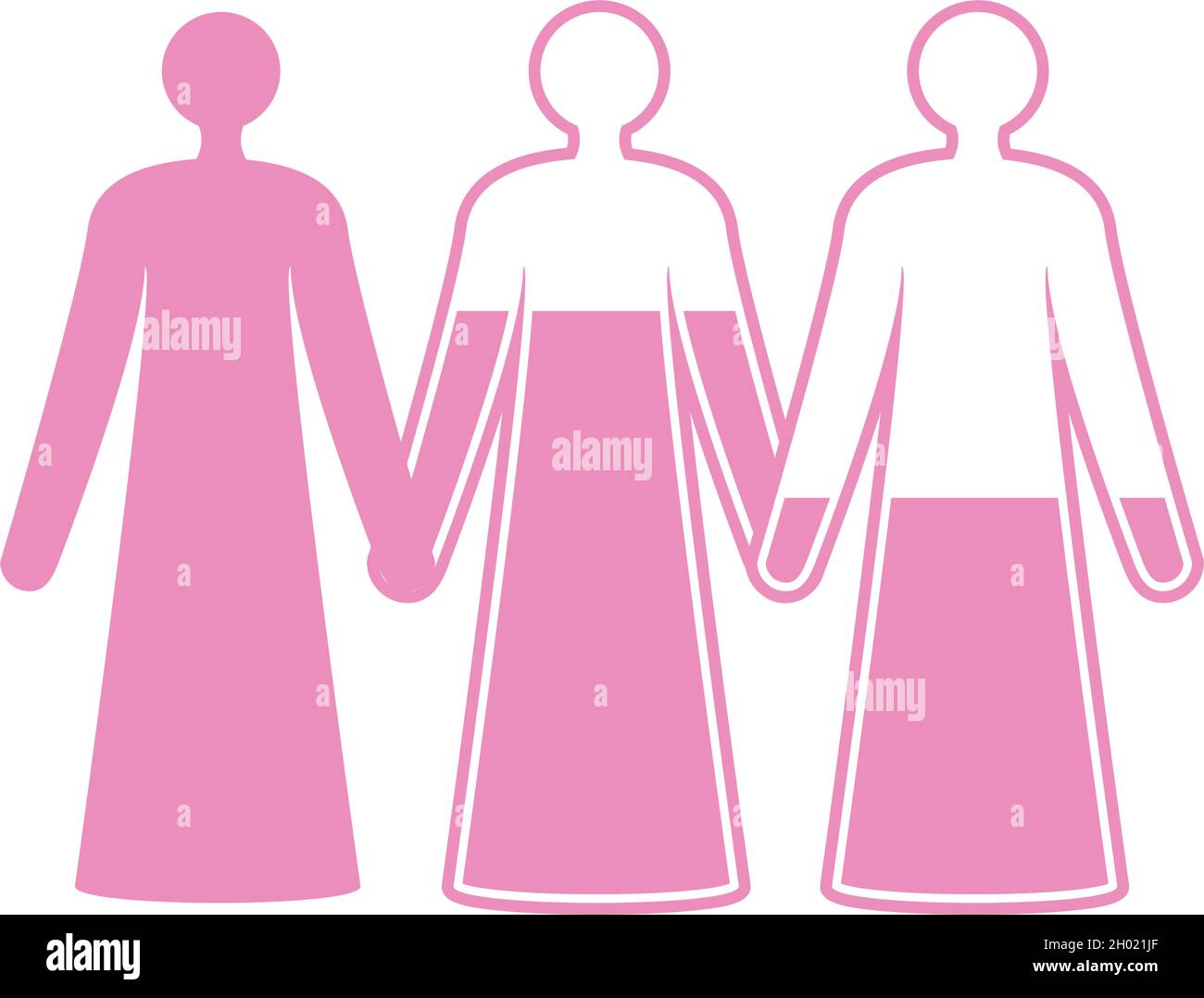 female group pictogram Stock Vector Image & Art - Alamy