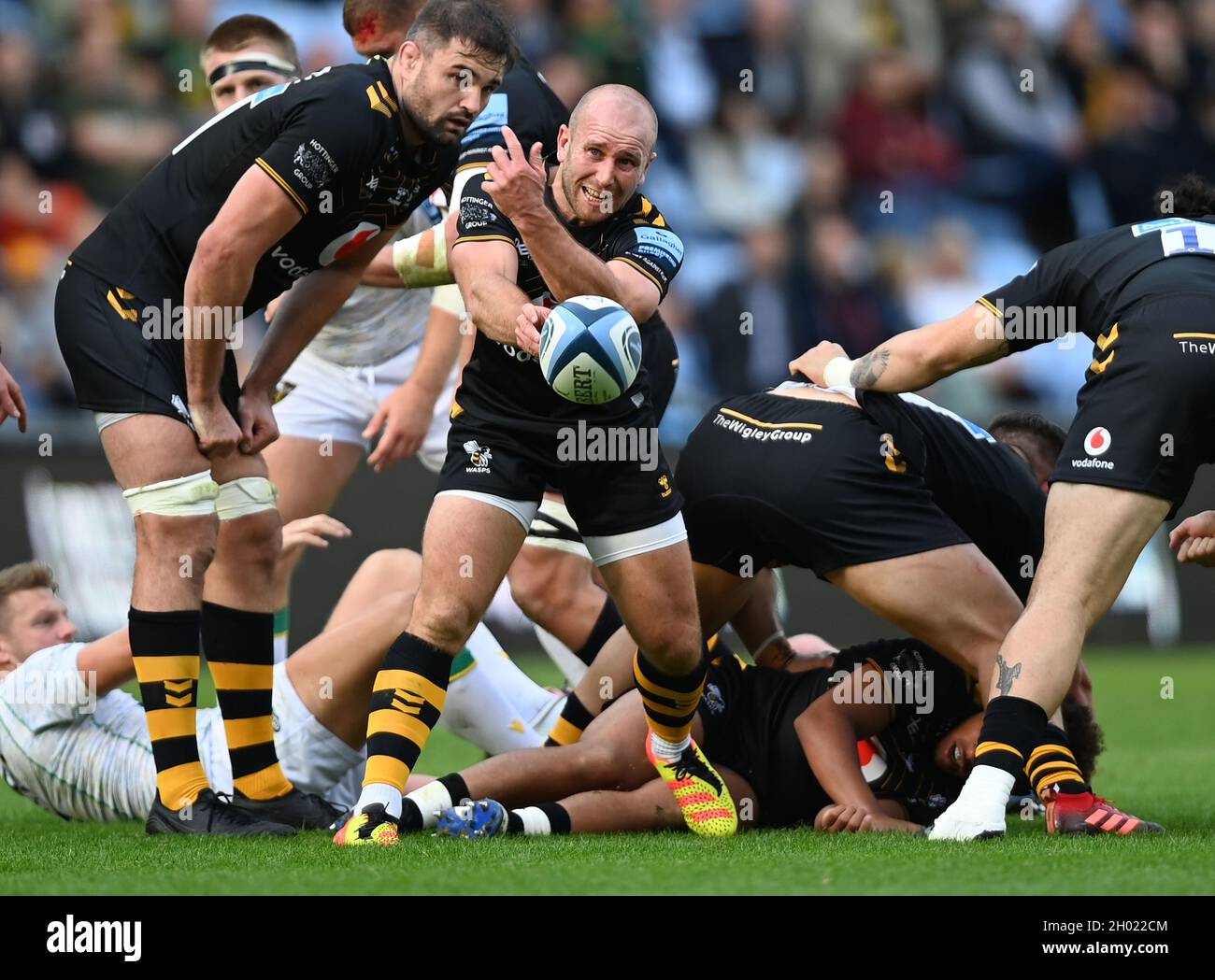 Coventry, United Kingdom. 10th Oct, 2021. Premiership Rugby. Wasps V ...