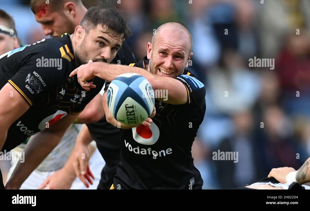 Coventry, United Kingdom. 10th Oct, 2021. Premiership Rugby. Wasps V ...