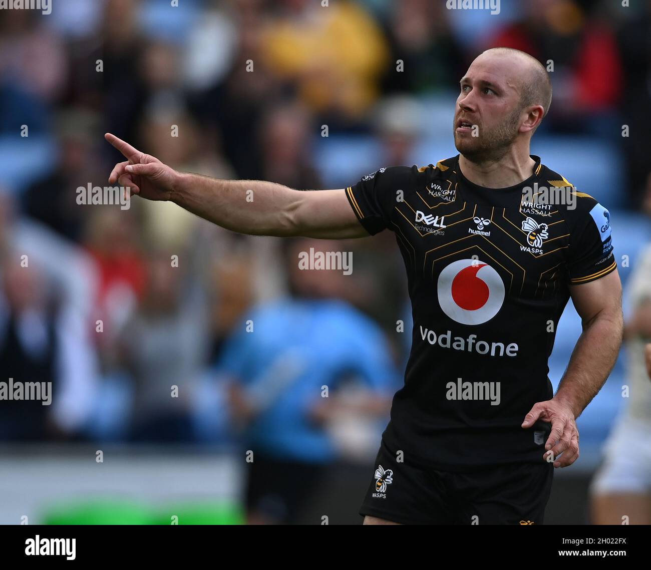 Coventry, United Kingdom. 10th Oct, 2021. Premiership Rugby. Wasps V ...