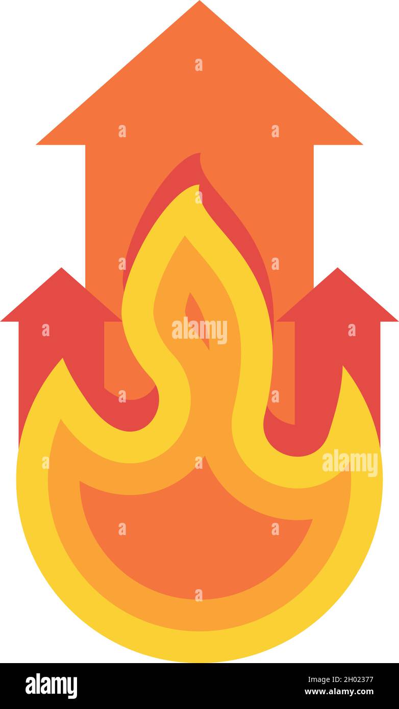 fire arrows directed upward Stock Vector Image & Art - Alamy