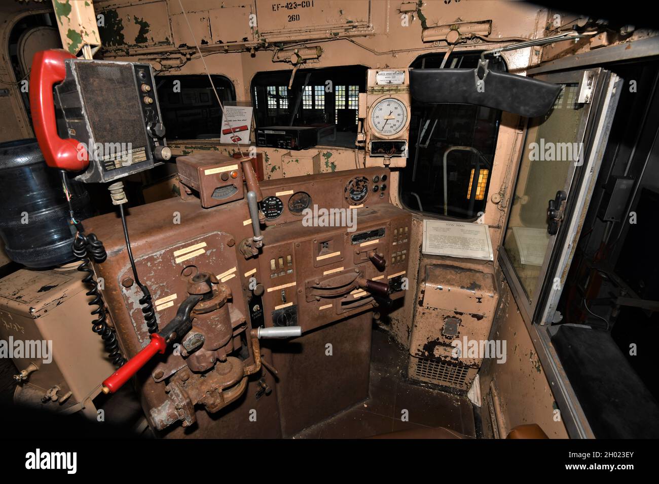 Diesel locomotive controls hi-res stock photography and images - Alamy