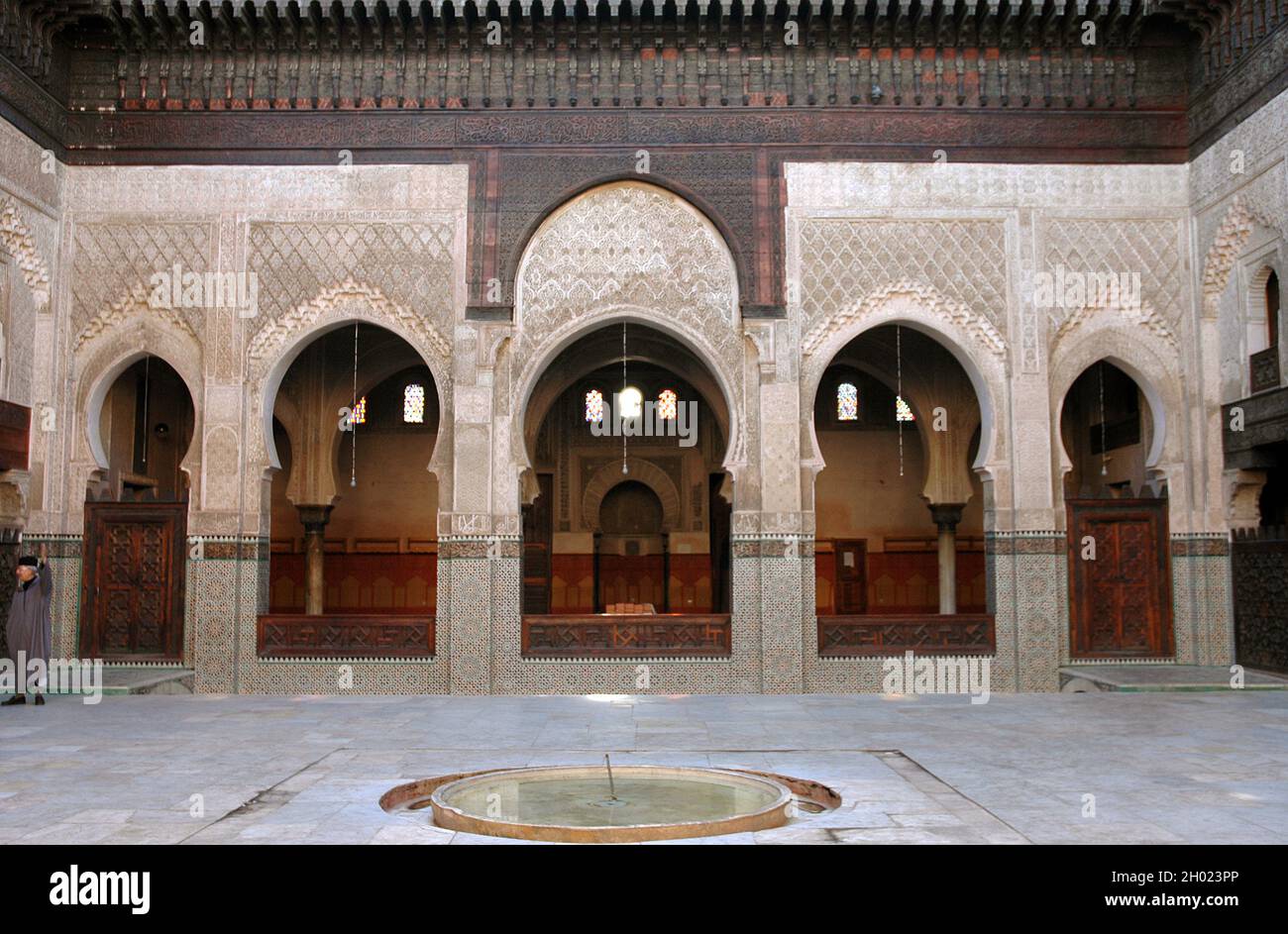 Medersa Bou Inania of Fez in Morocco Stock Photo - Alamy
