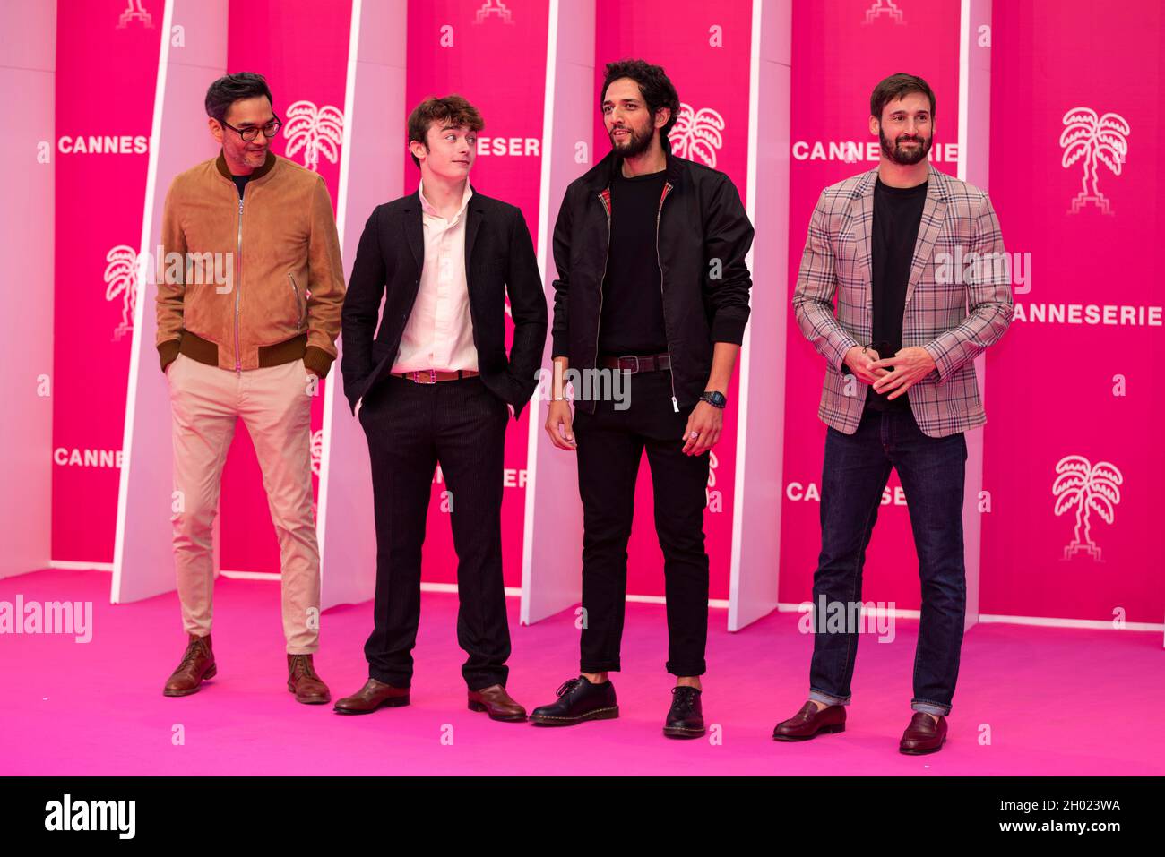 Cannes, France, 8 October 2021, QUOC DANG TRAN (Creator), THOMAS CHOMEL ...