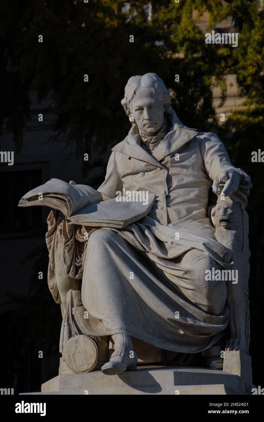 Statue of philosopher, diplomat, linguist and government reformer ...