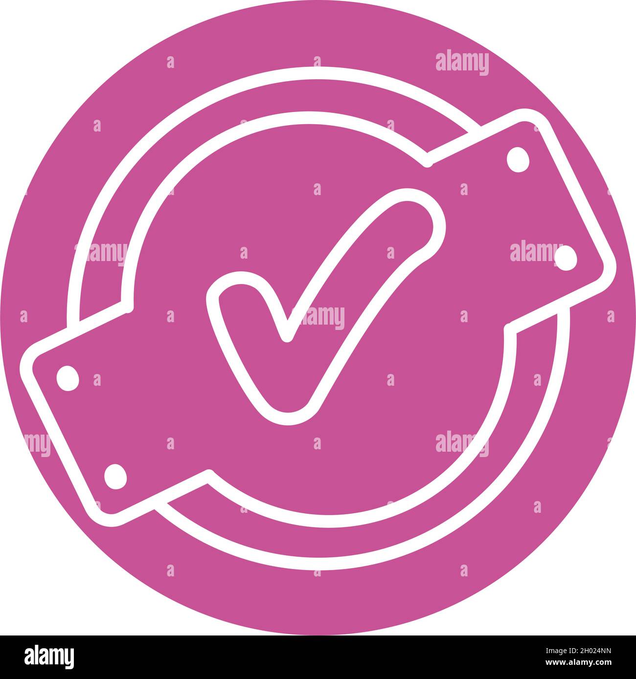 checkmark label icon Stock Vector Image & Art - Alamy