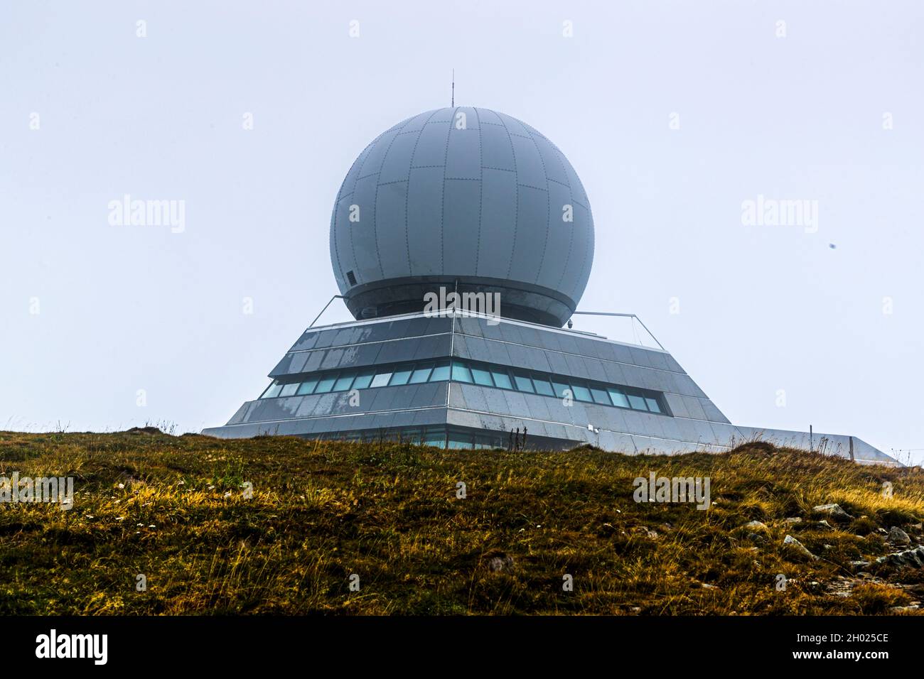 Antenna station on top of the Grand Ballon near Goldbach-Altenbach ...