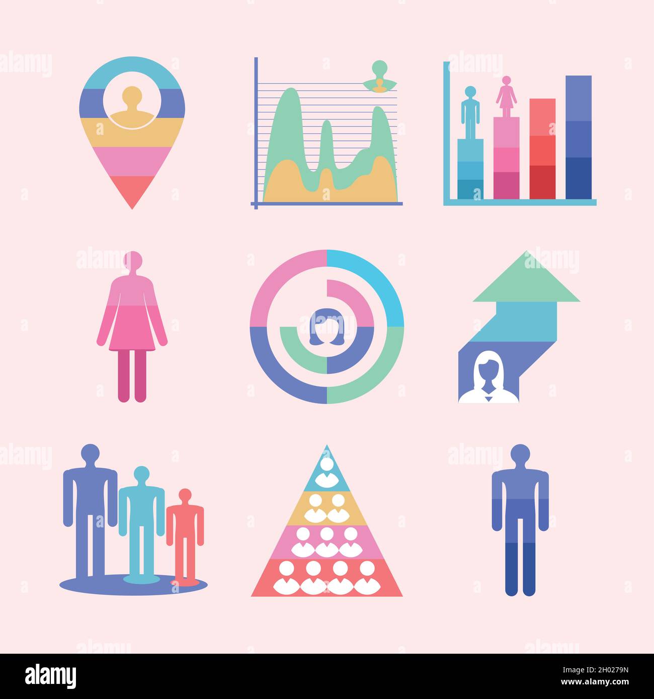 World population growth graph Stock Vector Images - Alamy