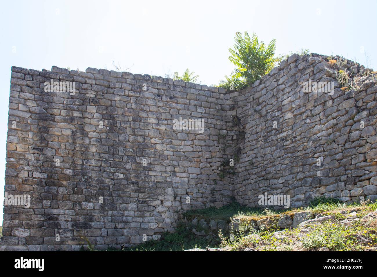 Ruins of medieval fortificated city of Cherven from period of Second ...