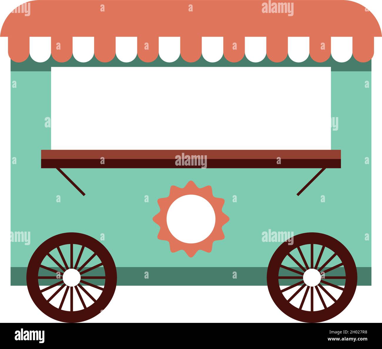 street food cart Stock Vector Image & Art - Alamy