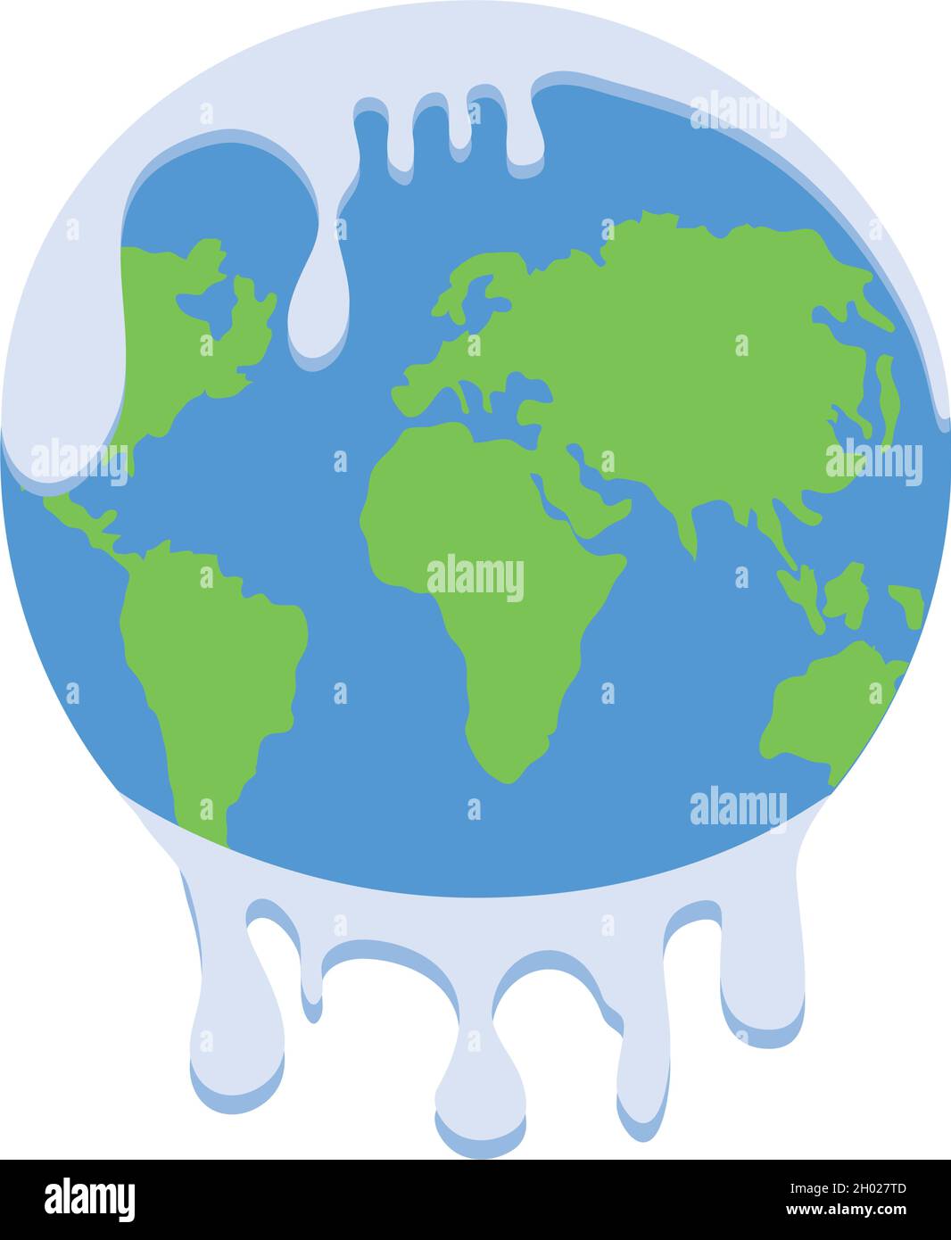 world melted by warming Stock Vector Image & Art - Alamy
