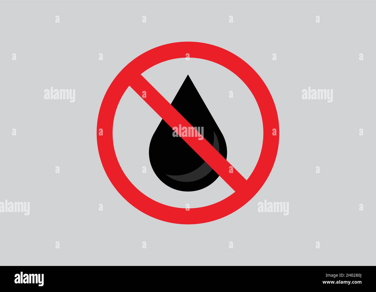 No fuel drop vector illustration Stock Vector Image & Art - Alamy