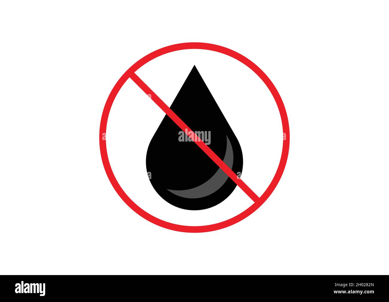 No fuel drop vector illustration Stock Vector Image & Art - Alamy