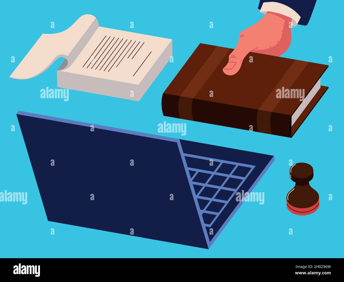 set of notary services Stock Vector Image & Art - Alamy