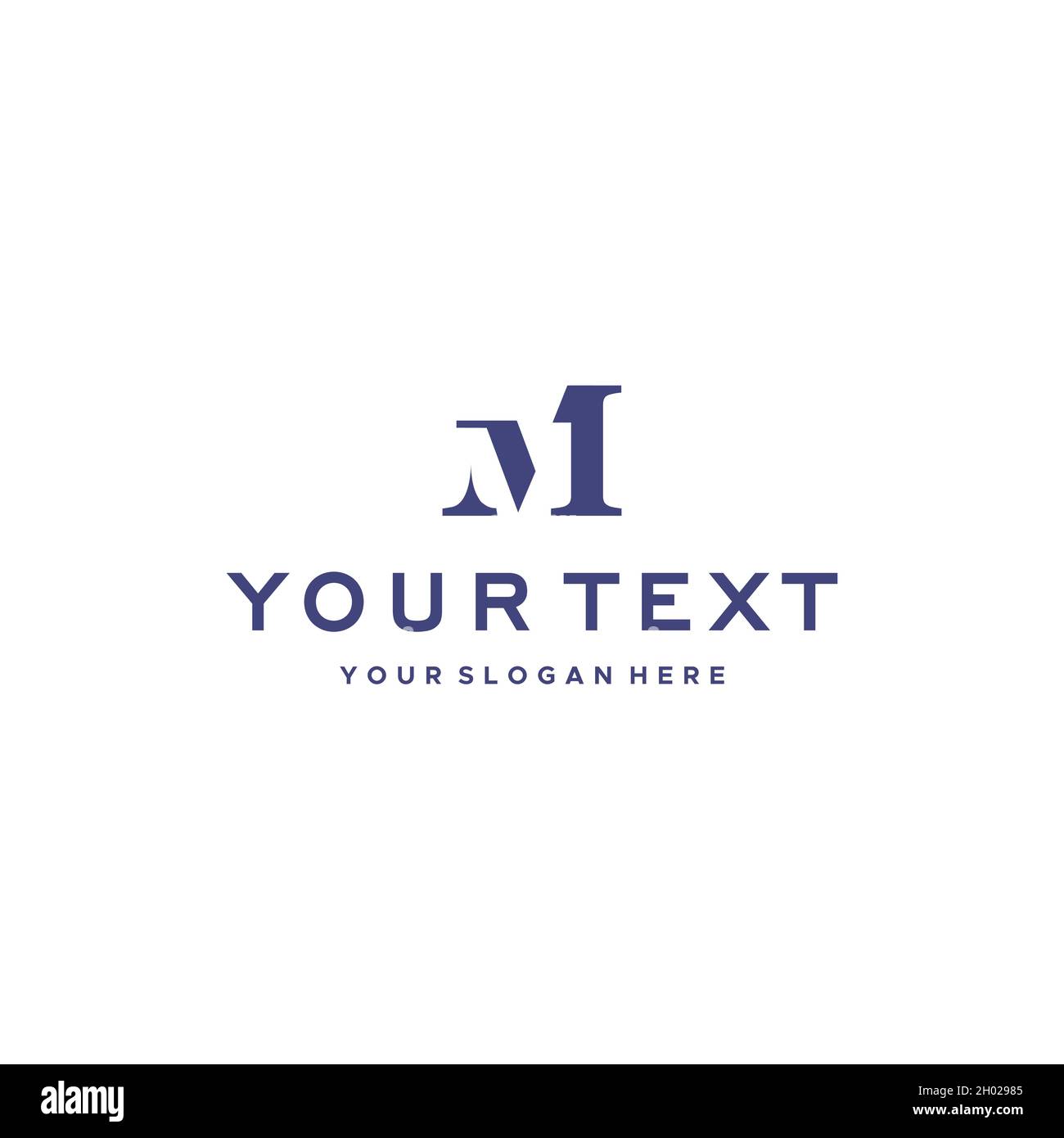 flat lettermark initial M1 alphabet logo design Stock Vector Image ... flat lettermark initial M1 alphabet logo design Stock Vector Image ...