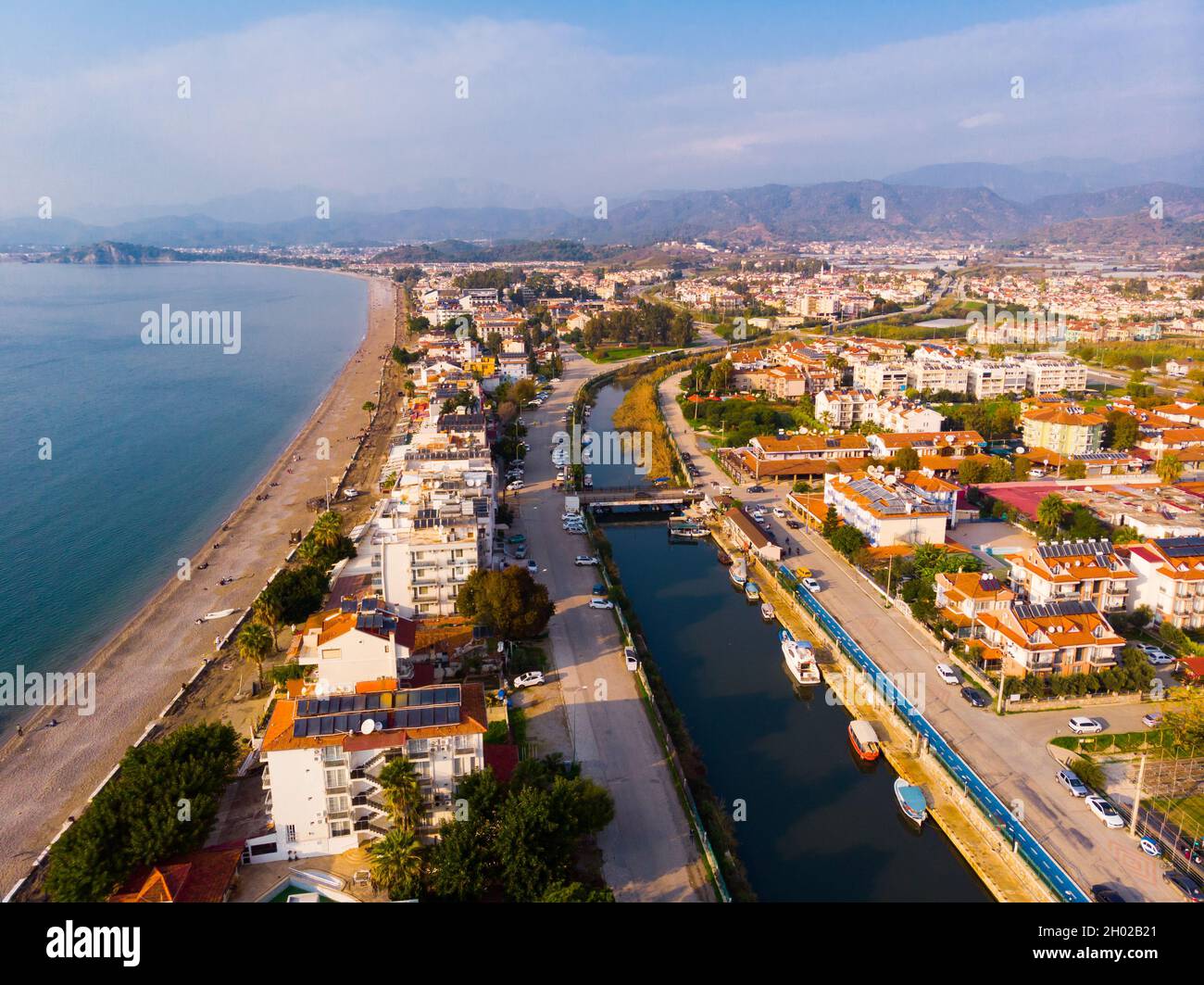 Panoramic view fethiye town hi-res stock photography and images - Alamy