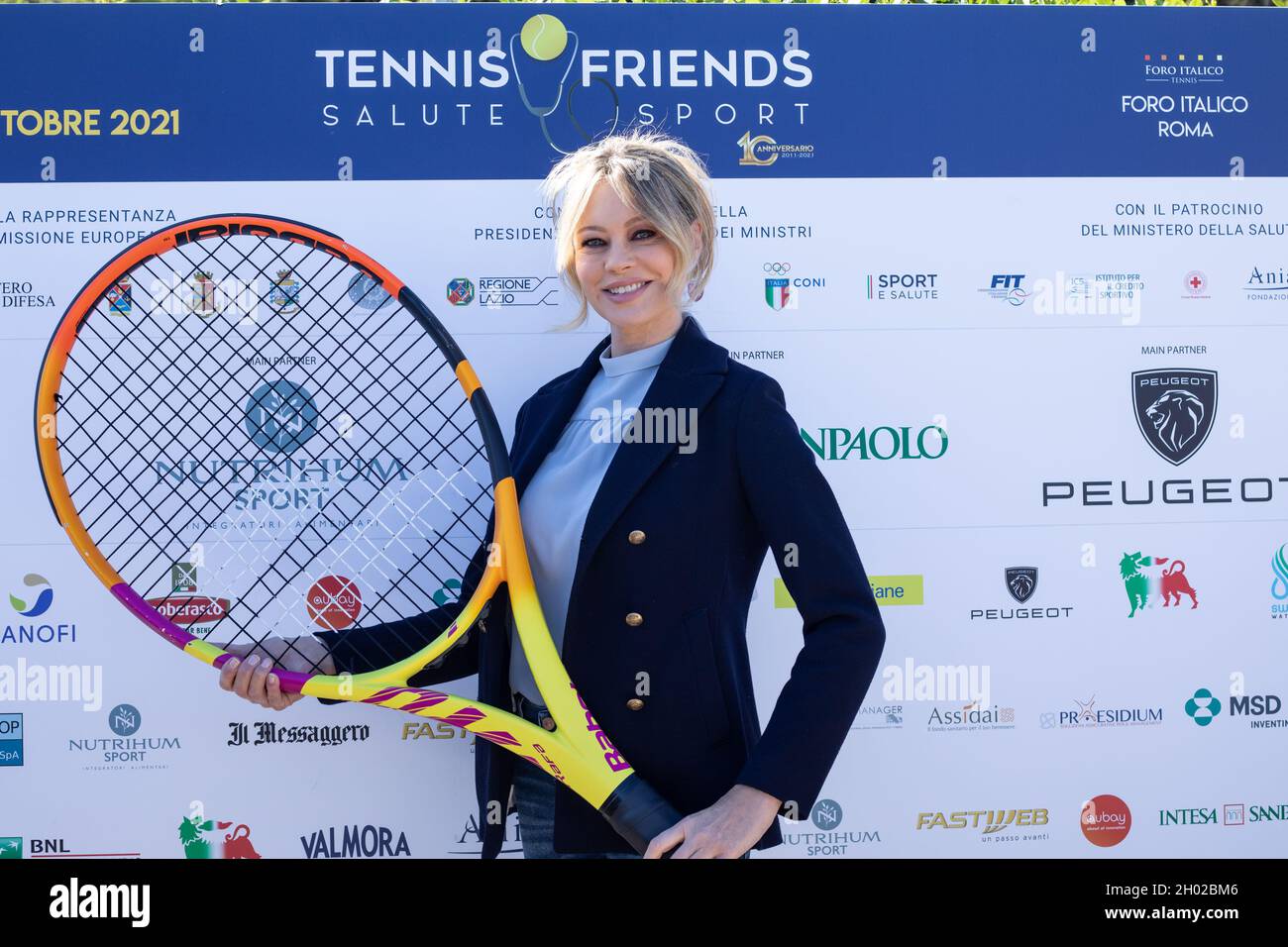 Rome, Italy. 10th Oct, 2021. Anna Falchi participates in the eleventh ...