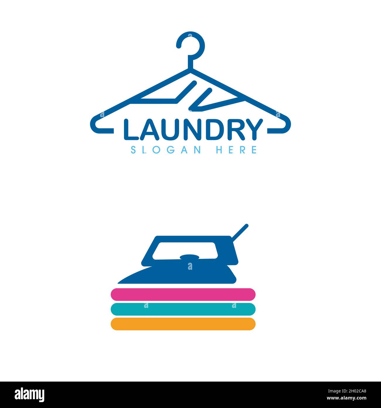 Laundry vector icon design template Stock Photo - Alamy