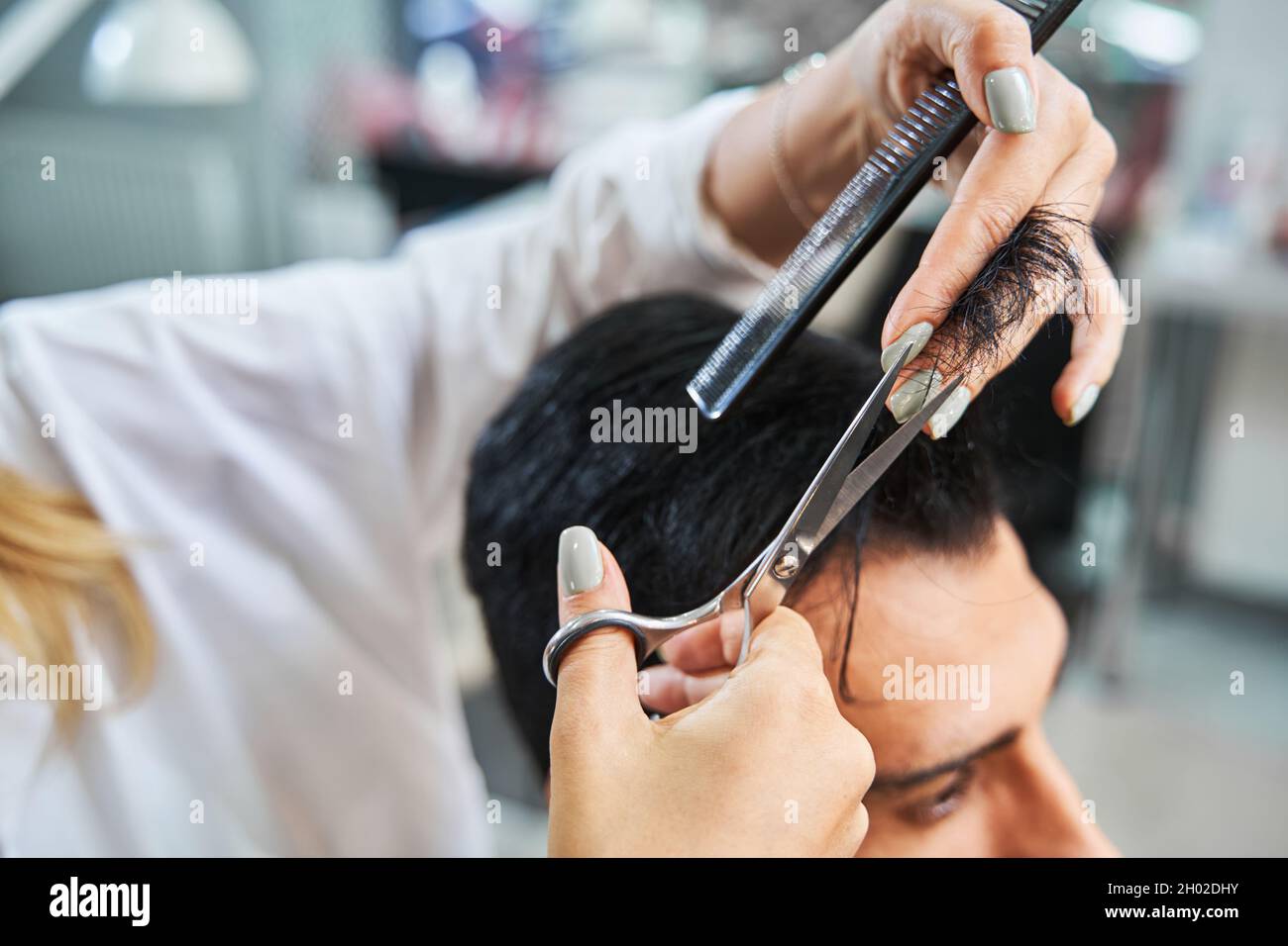 Cut off lock of hair hi-res stock photography and images - Alamy