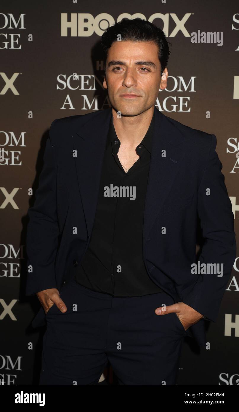 October 10, 2021, New York, New York, USA: Actor OSCAR ISAAC attends ...