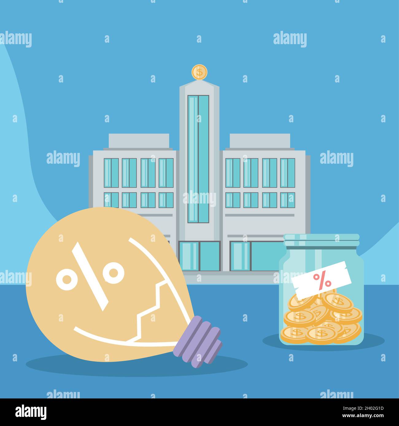 Bank interests Stock Vector Images - Alamy