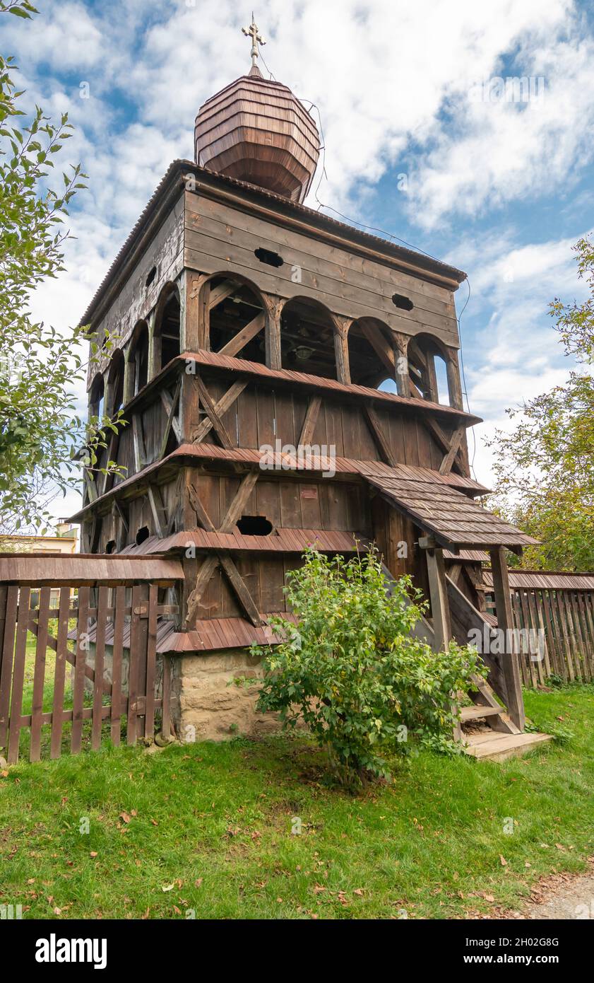 Bell belfry wood hi-res stock photography and images - Alamy