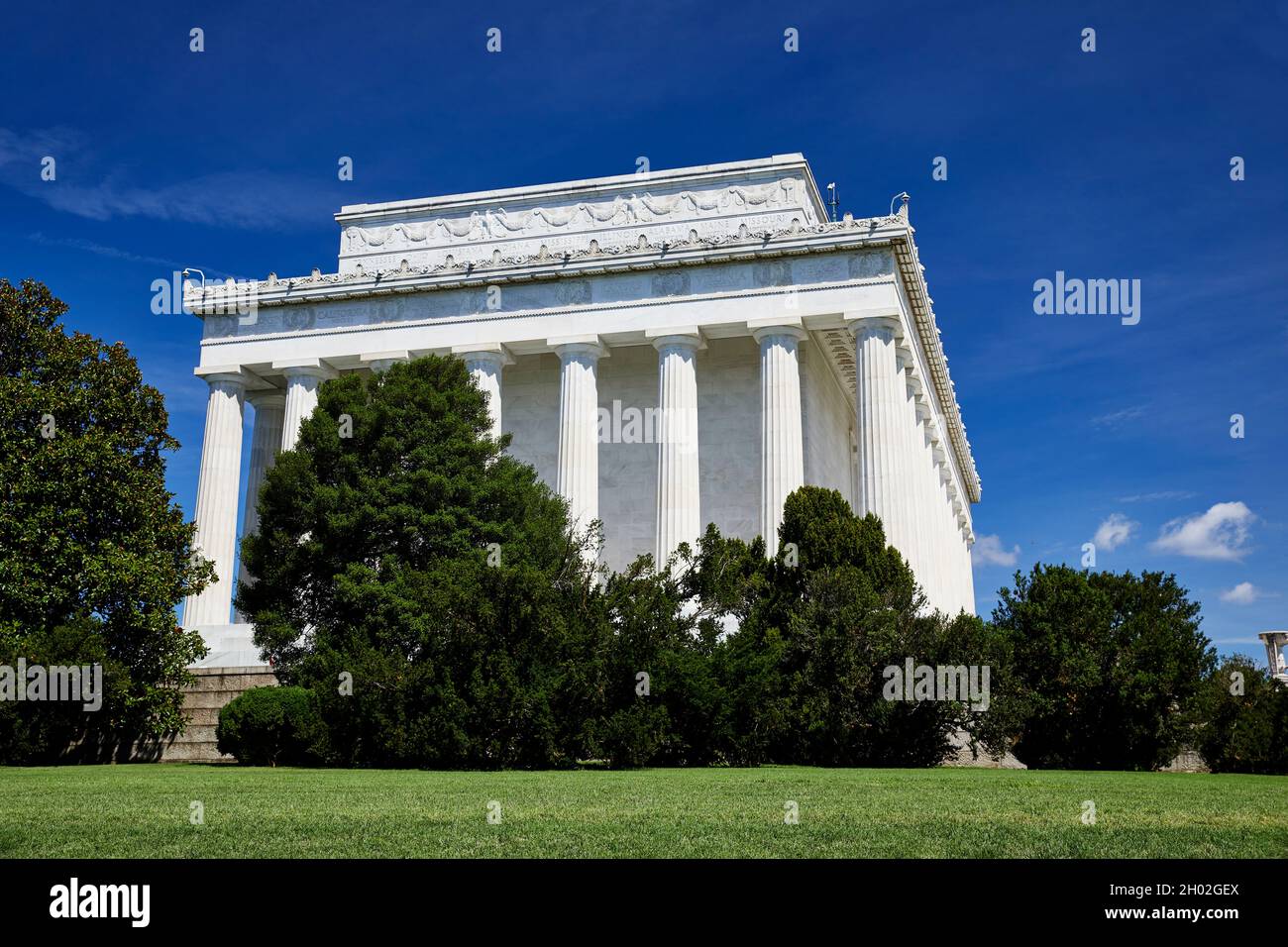 Side view of the Lincoln Memorial in Washington DC Stock Photo - Alamy