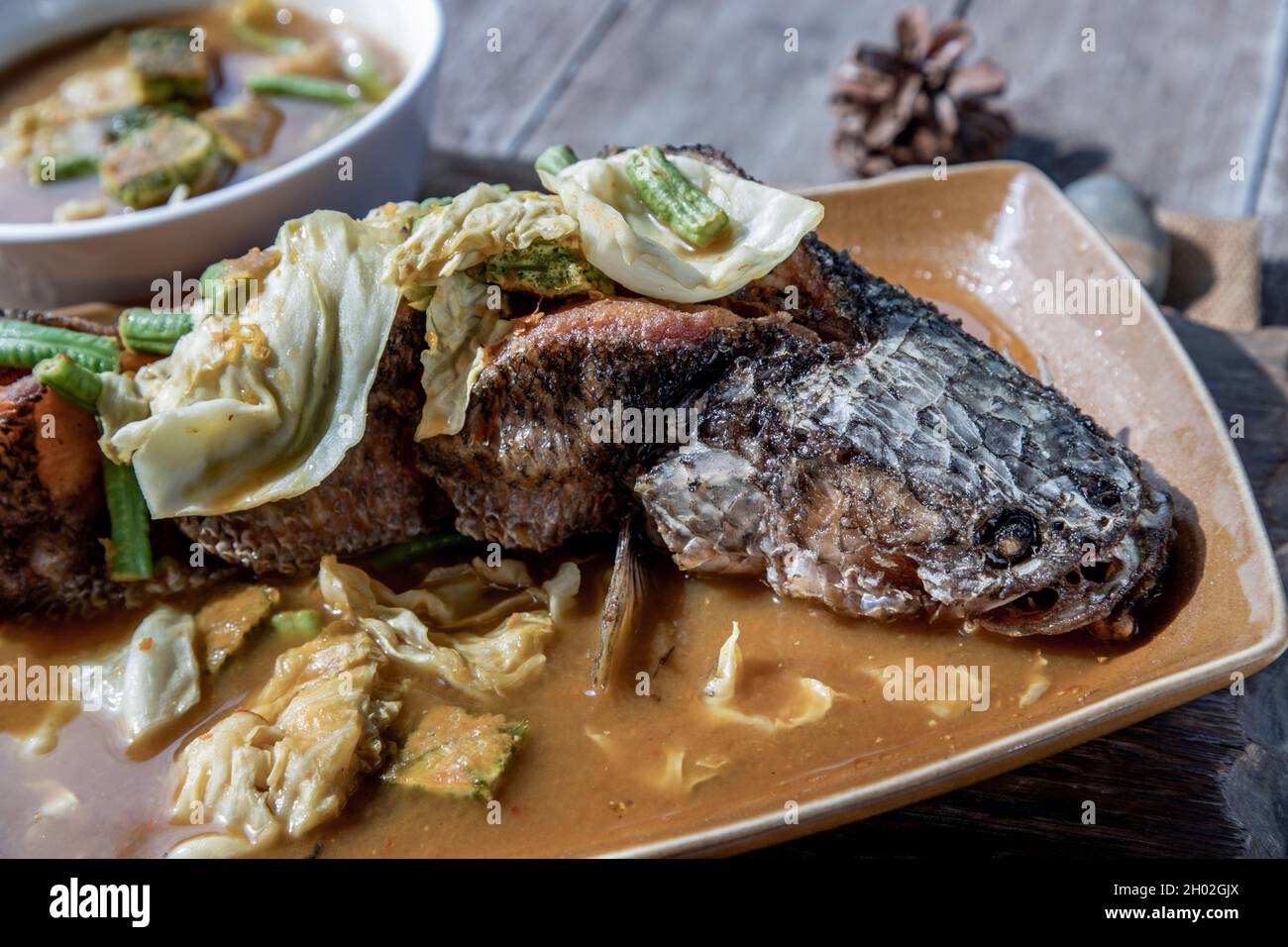 Cooked snake head fish hi-res stock photography and images - Alamy