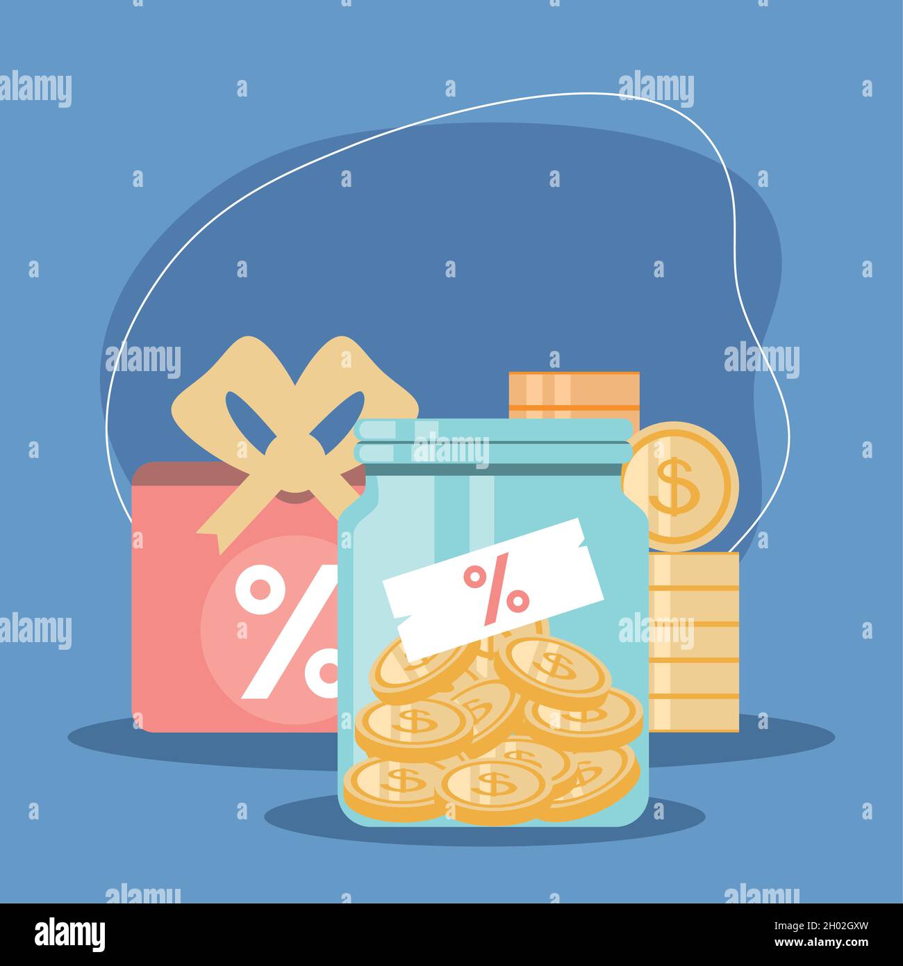 financial earning revenue interest Stock Vector Image & Art - Alamy