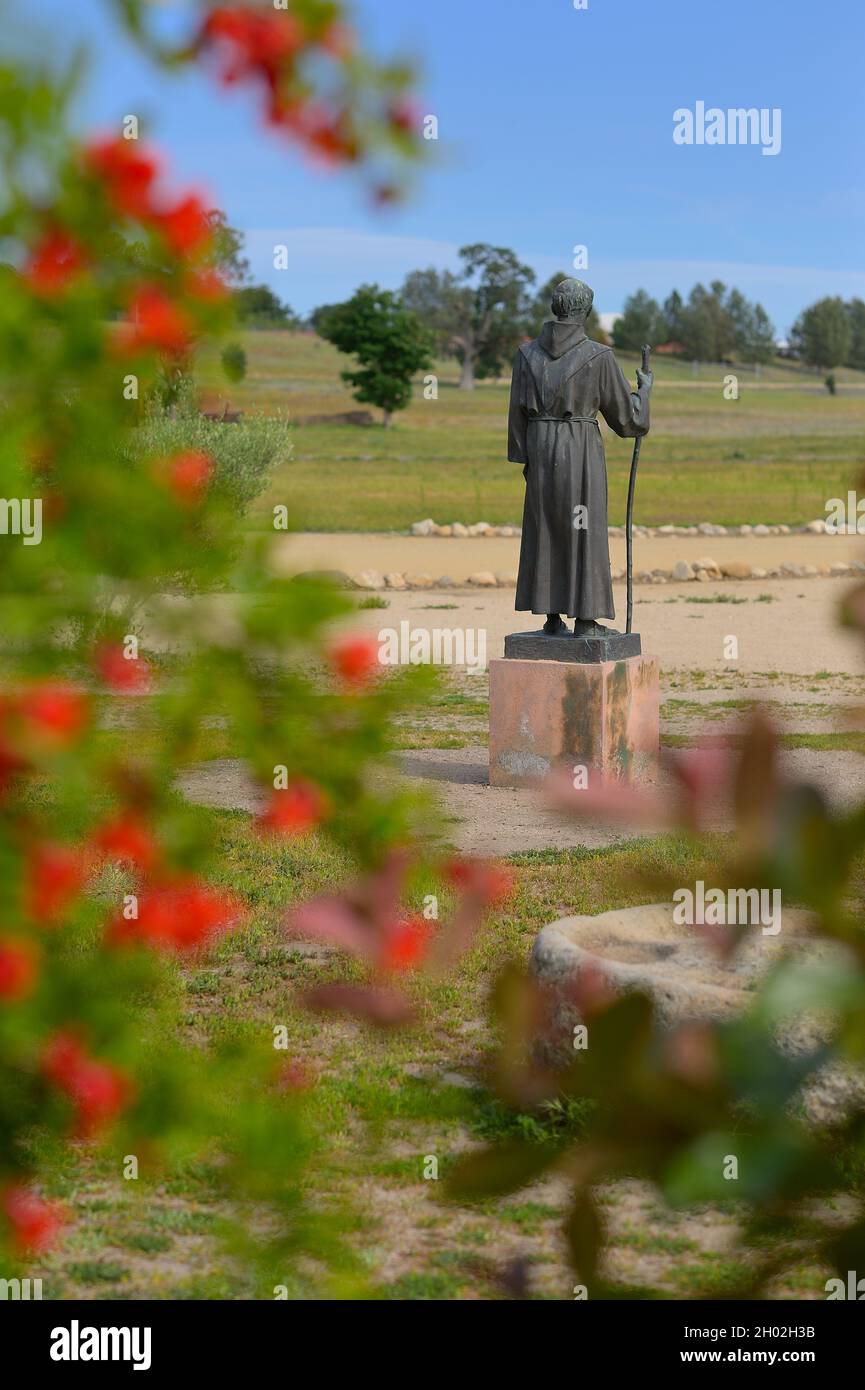 The historic Mission San Antonio de Padua founded in 1771, near Jolon ...