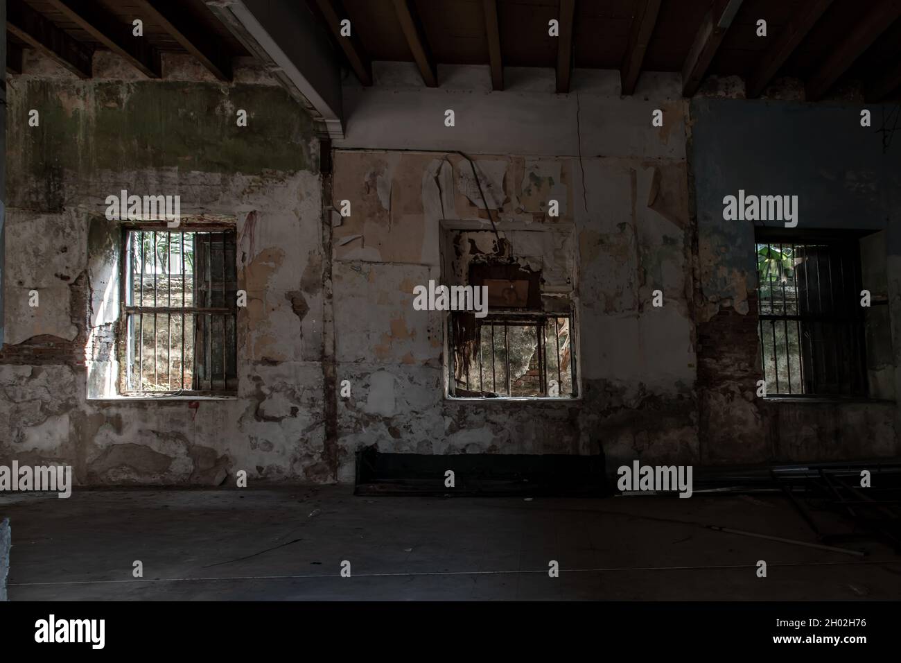 Bangkok, Thailand - Feb 2, 2020 : Abandoned buildings : Within the old ...