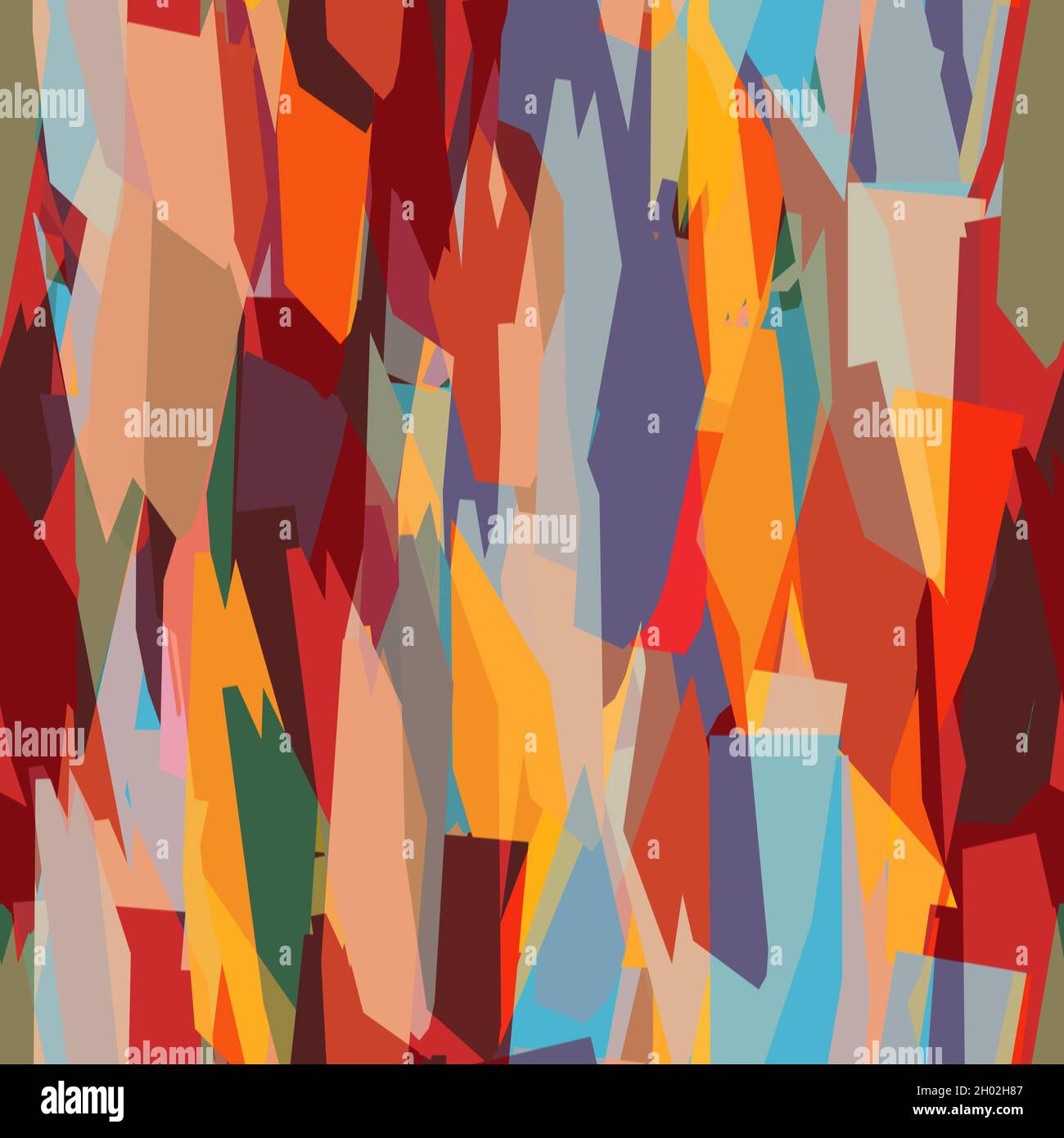 Seamless funky expressive and energetic paper cut out collage surface ...
