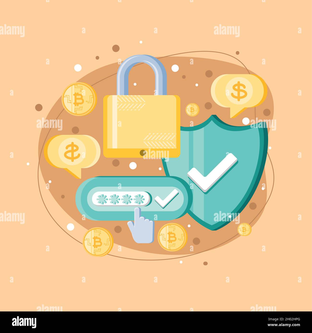 Secure payment solutions Stock Vector Images - Alamy