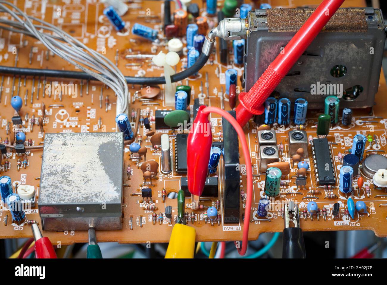 verification testing of electronic boards Stock Photo - Alamy