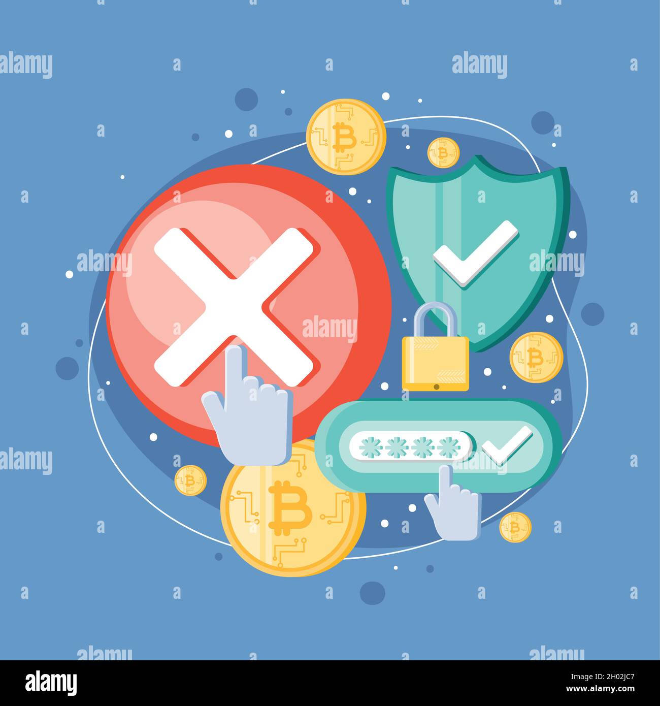 bitcoin payment solution Stock Vector Image & Art - Alamy