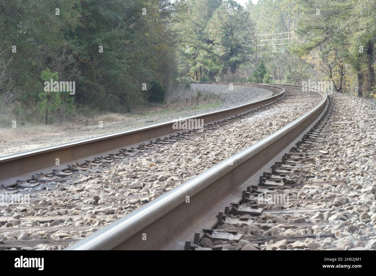 Curving track with train hi-res stock photography and images - Alamy