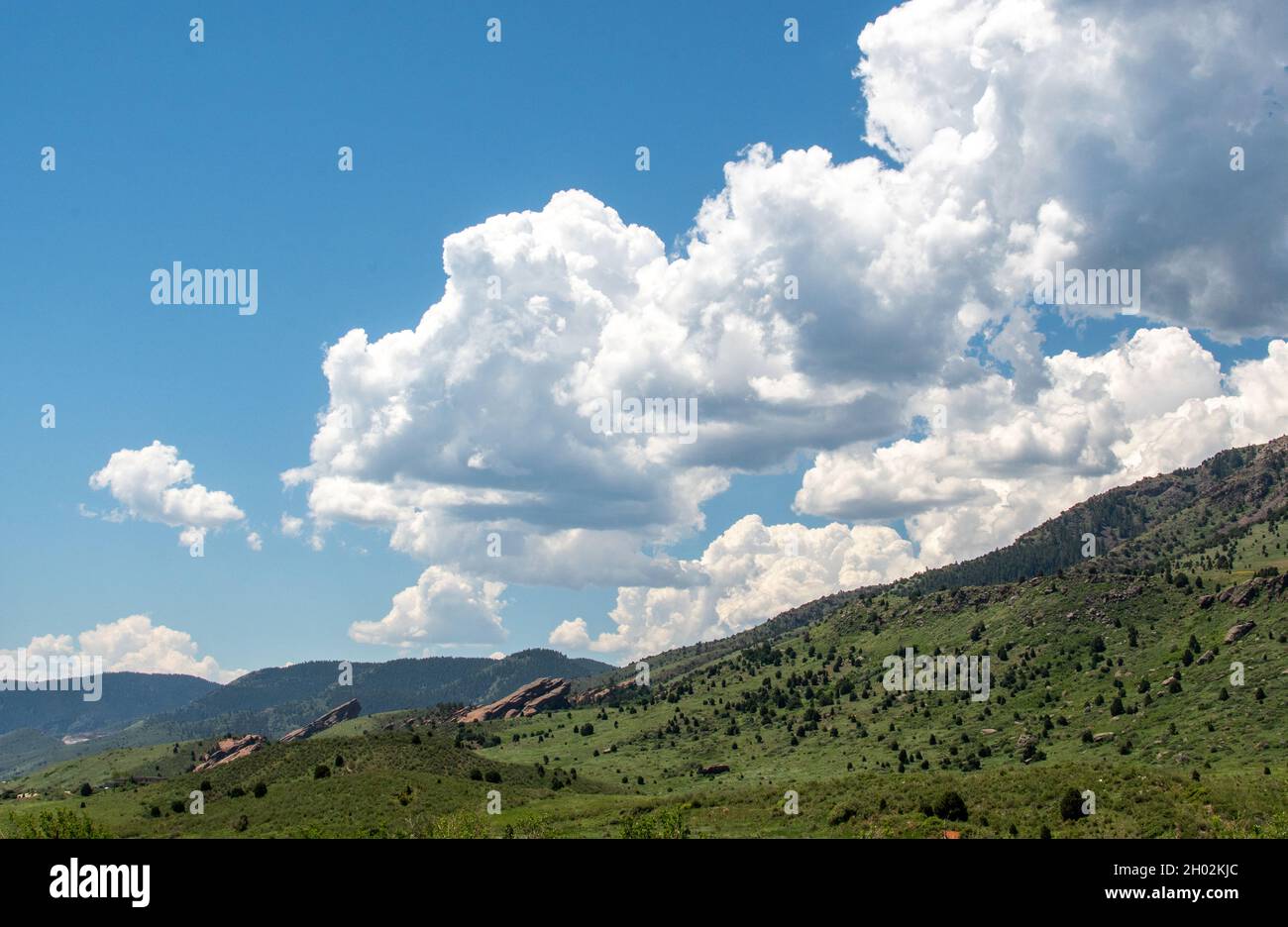 Beautiful foothills and rocks formed in this interesting geological ...