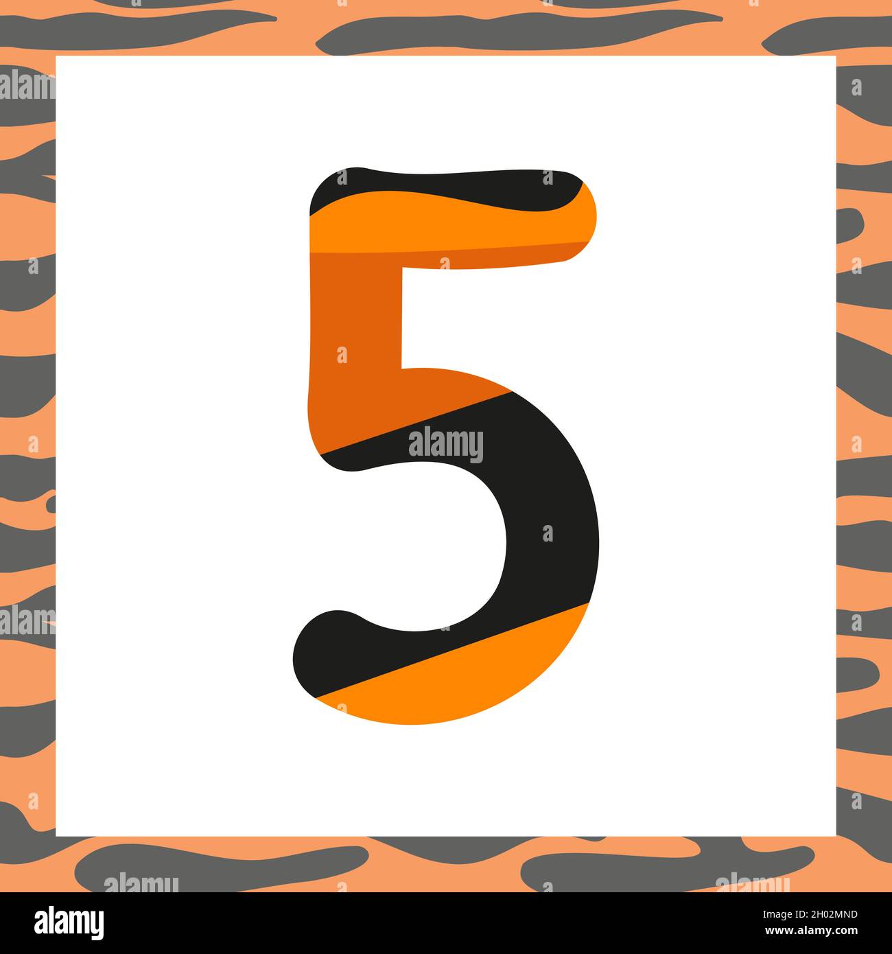 Number five sign Stock Vector Images - Alamy