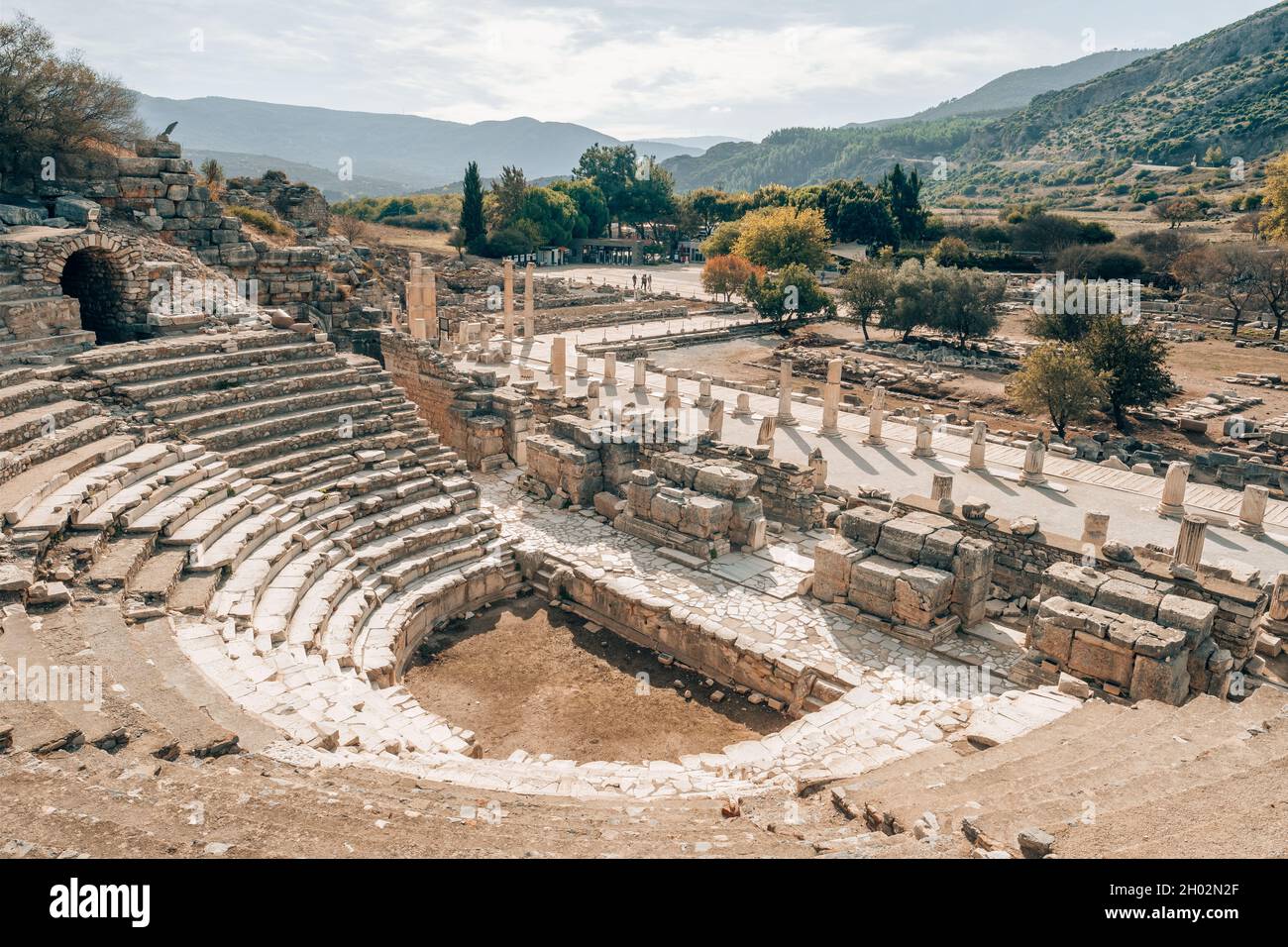 Odeion of Ephesus in Ephesus Ancient City, Turkey Stock Photo - Alamy
