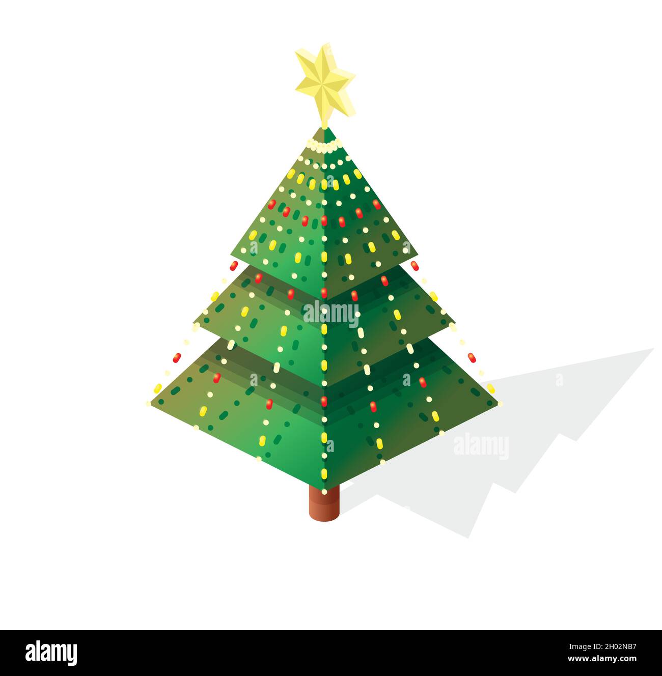 Isometric tree vector vectors hi-res stock photography and images - Alamy