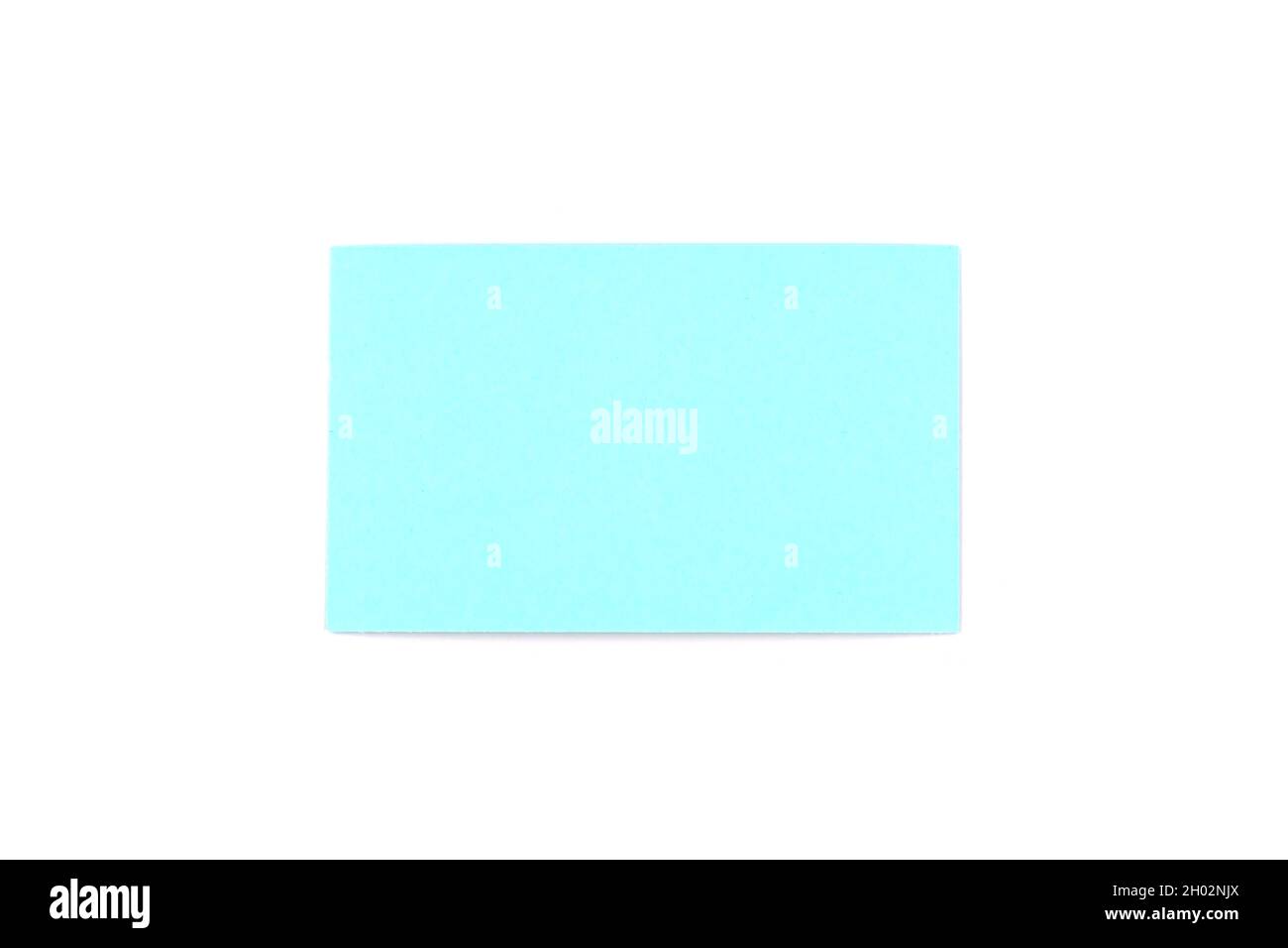 Color paper name card isolated on white background Stock Photo - Alamy