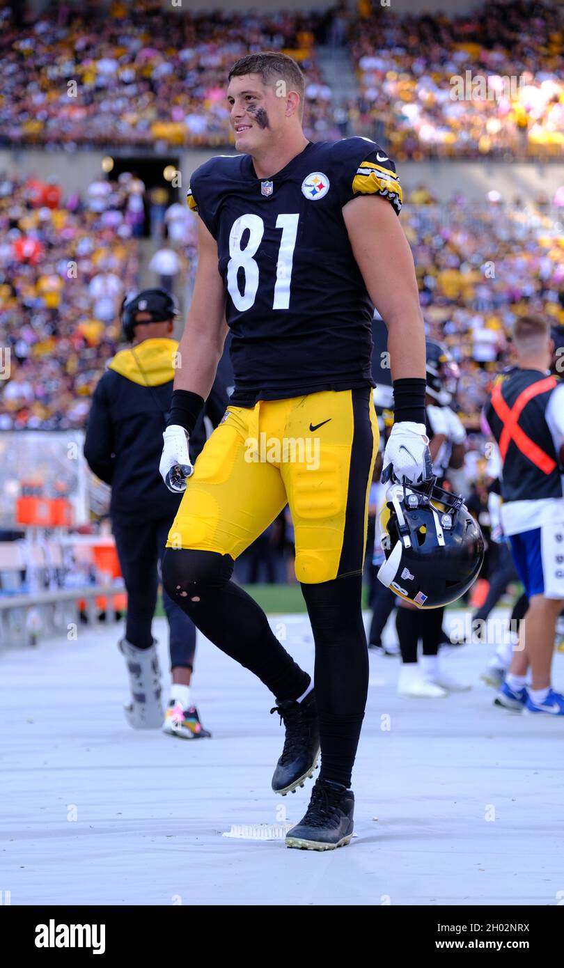 October 10th, 2021: Zach Gentry #81 during the Pittsburgh Steelers vs ...