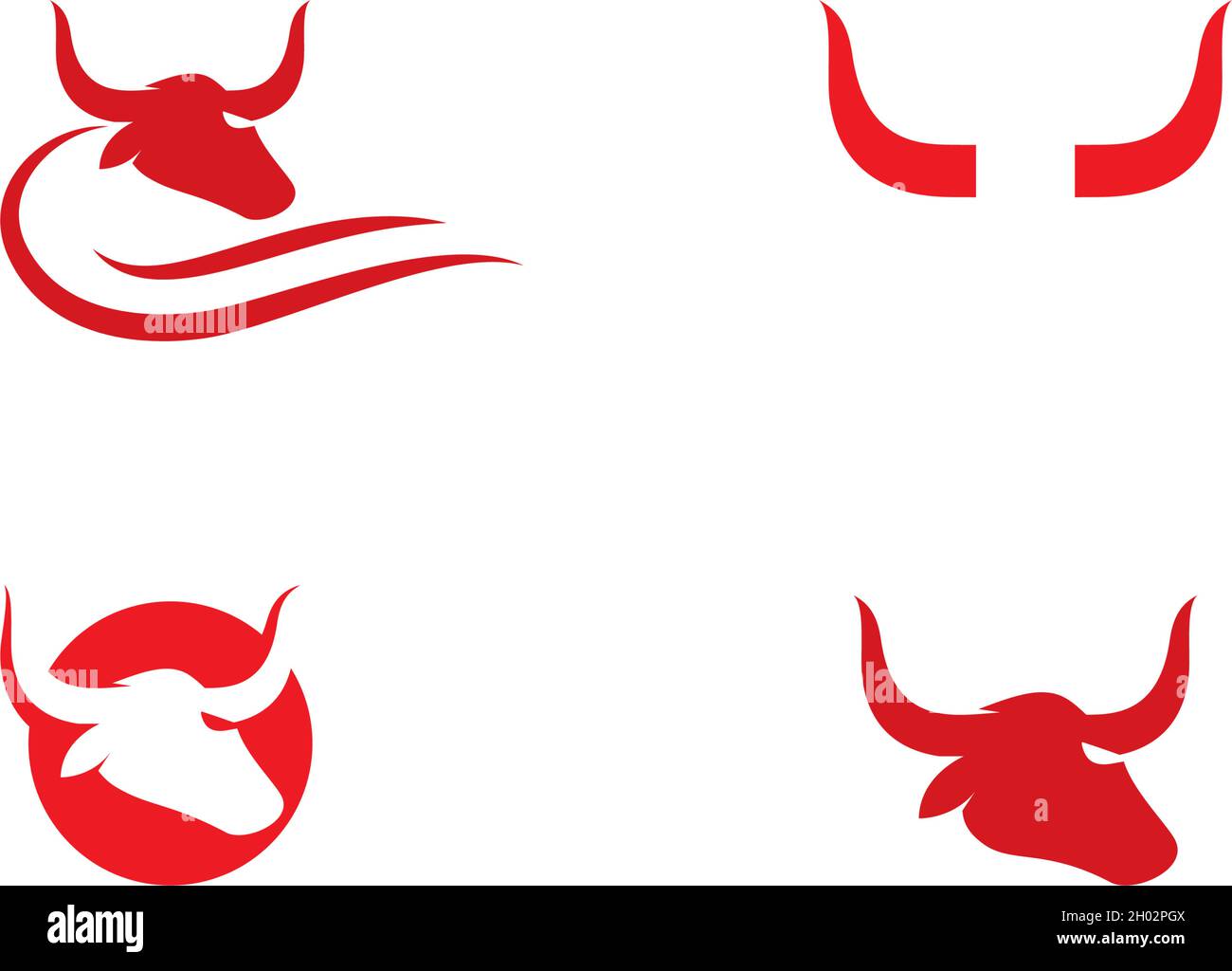 Red Bull Taurus Logo Template vector Stock Vector Image & Art - Alamy