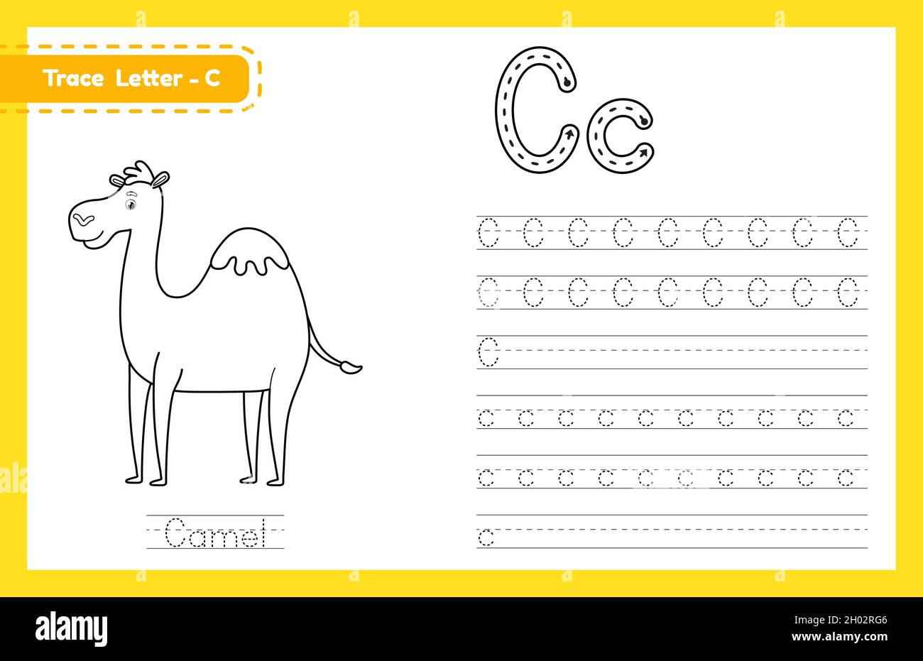Alphabet camel camel Stock Vector Images - Alamy